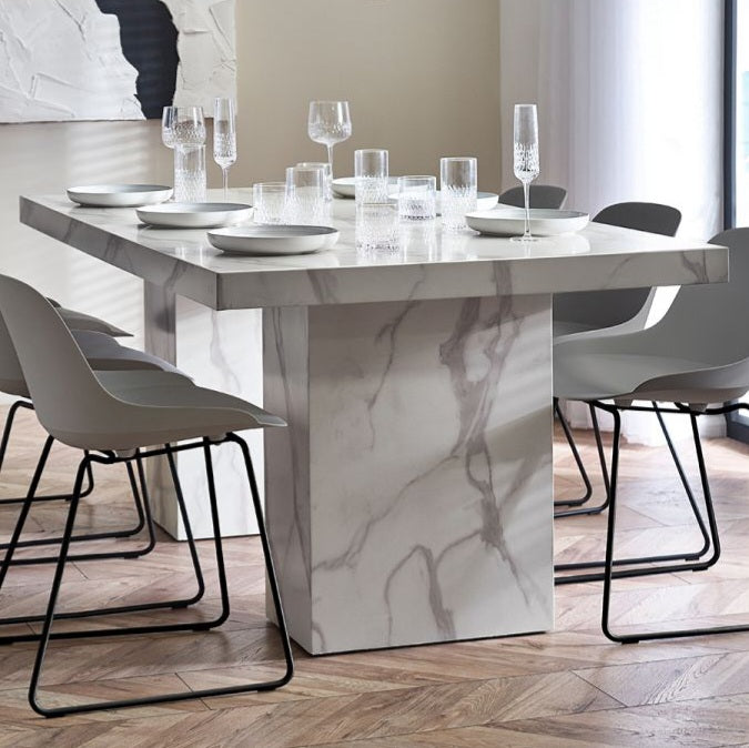 Athens Marble Dining Table – Lux Interiors
